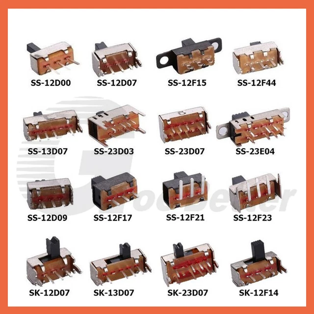 MINI MINIATURE MODEL Railway Slide Switch 2-Position On-OFF MICRO ...