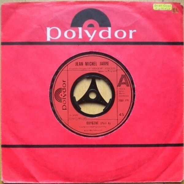 JEAN-MICHEL JARRE OXYGÈNE (Part 4) INJECTION-MOULDED LABELS Polydor EUR ...