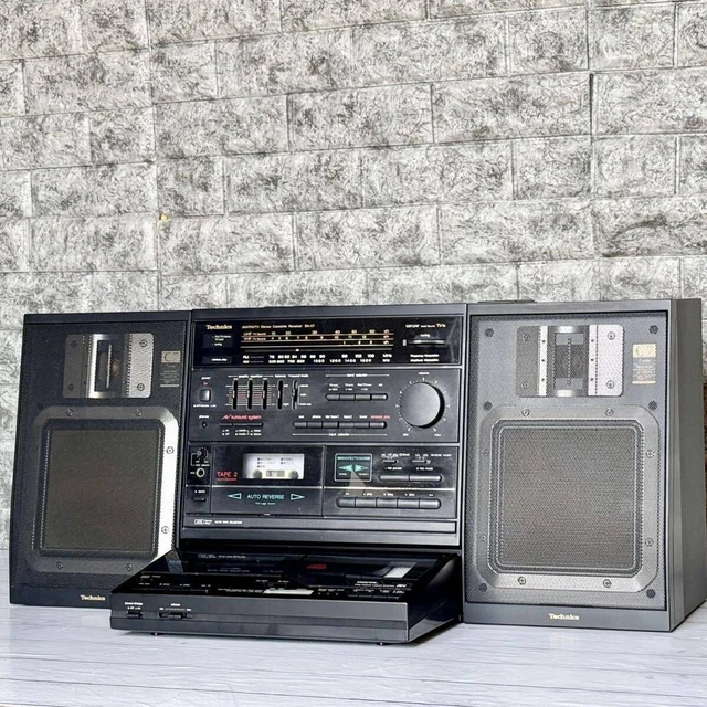 TECHNICS STEREO CD Radio Cassette Player System Sa-C7 Set #11 £1,085.34 ...