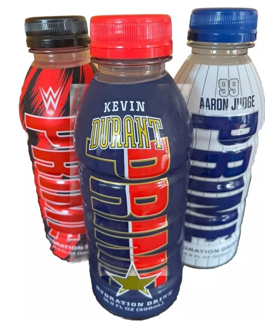 PRIME HYDRATION LIMITED Edition Set WWE x Aaron Judge x Kevin Durant IN ...