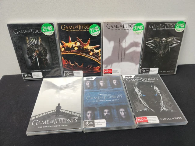 Game Of Thrones Complete Seasons 1 To 7 Tv Series Dvd Reg 4 Eur 42 96