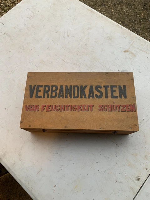 WW2 GERMAN ARMY Sanitar Truppen Verbandkasten Wehrmacht First Aid Box ...