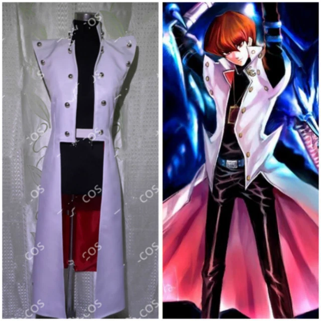 YU-GI-OH! SETO KAIBA uniform jacket cloak cosplay costume custom made NN.1066 £36.96 - PicClick UK