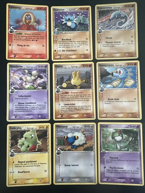 LOT DE 16 Cartes Pokemon Série /101 Rare Bloc EX Ile des Dragons FR EUR ...