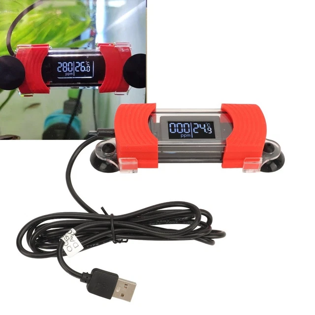 DIGITAL DISPLAY AQUARIUM Digital Thermometer Water Thermometer Fish ...