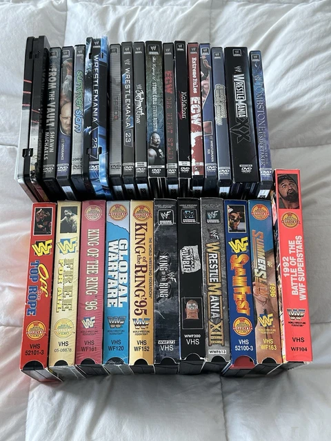 WWF VHS LOT Sealed Wrestling Video Lot Wwe Wcw Tape Hogan Undertaker £0.01 - PicClick UK