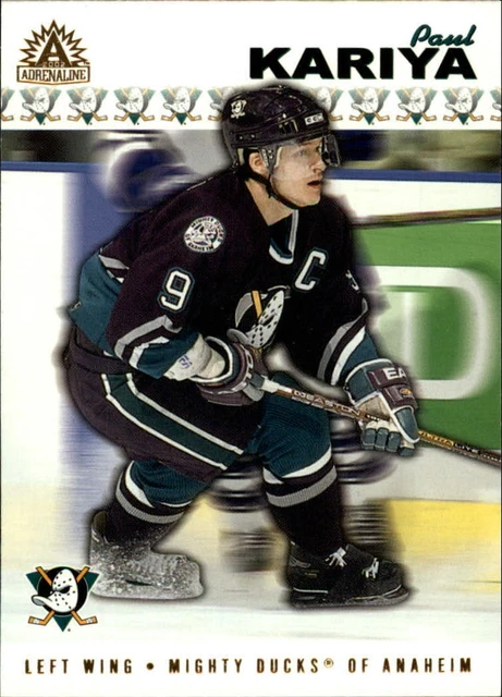 CARTE DE HOCKEY 2001-02 Pacific Adrenaline Anaheim Ducks #3 Paul Kariya ...
