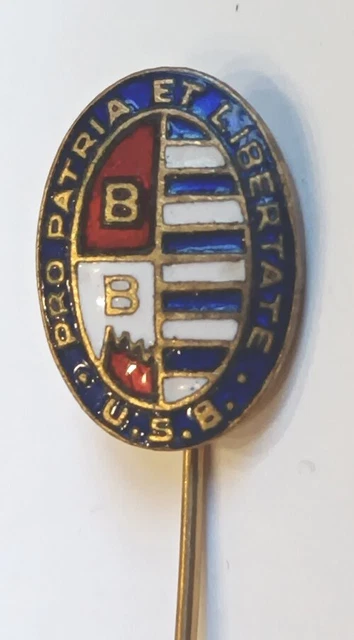 SPILLA PINS DISTINTIVO Stemma Simbolo Badge Logo Crest Pro Patria Busto ...