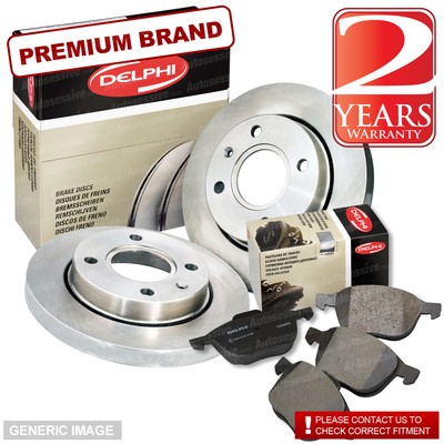 LAND ROVER DEFENDER 90 2.2 Td4 4x4 120bhp Rear Brake Pads Discs 291mm ...