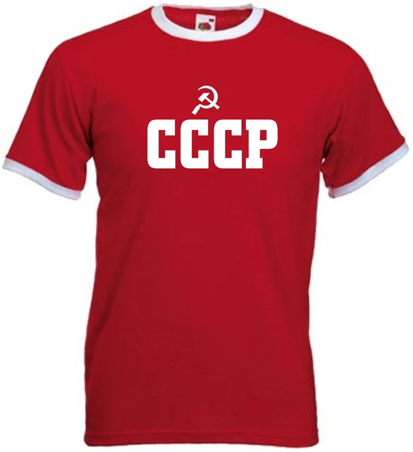 SOVIET UNION RUSSIA Russian CCCP Football Soccer National Team T-Shirt ...