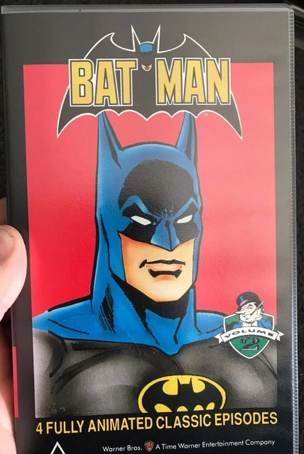 BATMAN VOLUME 2 VHS VIDEO TAPE (animated DC superhero adventure series ...