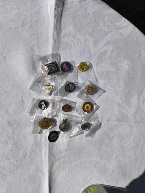 VINTAGE BREWERY REAL Ale Beer Pin Badges Camra Breweriana. Lot of 13 £7 ...