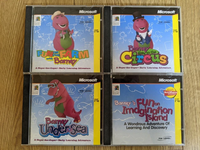 BARNEY GOES TO The Circus / Under The Sea + 2 more, Microsoft Early ...