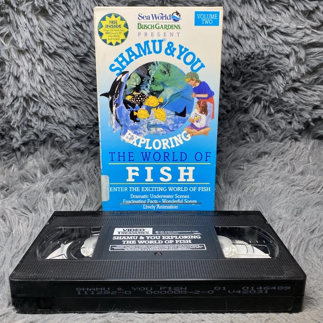 SHAMU AND YOU - Vol. 2 - Exploring the World of Fish VHS Tape 1992 Sea ...