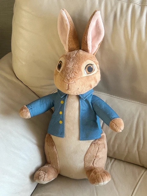LARGE PLUSH PETER Rabbit Soft Toy Teddy 60cm Cute Cuddly Baby Mint ...