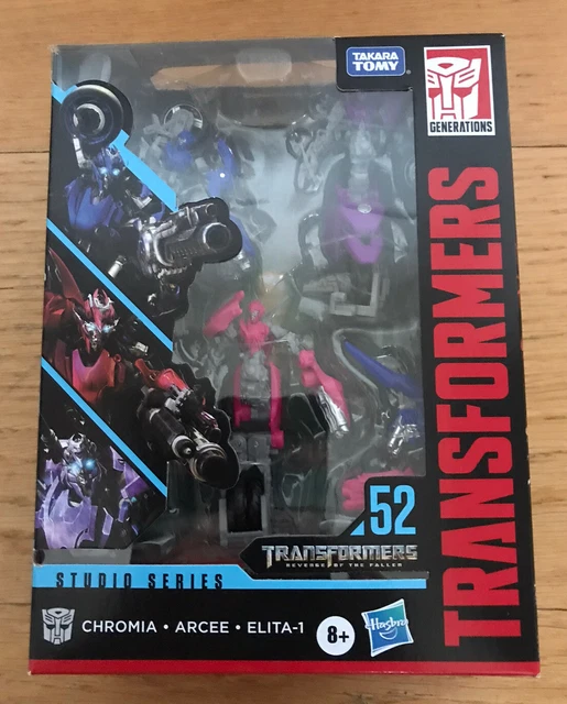 TRANSFORMERS STUDIO SERIES 52 Deluxe Chromia, Arcee, and Elita-1 ...