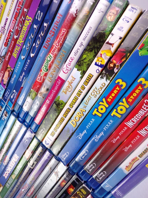 BLU RAY MOVIES Used Lot Bundle & Save Kids Family Universal FOX Disney ...