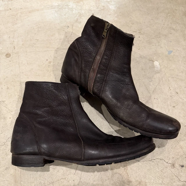 BILLY REID MENS Brown Fur Paglia Boots Size 10 Made In Italy £52.60 ...