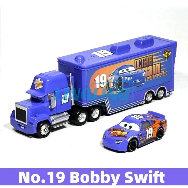 DISNEY PIXAR CARS No.19 Bobby Swift Hauler Truck Die-cast Model Toy ...