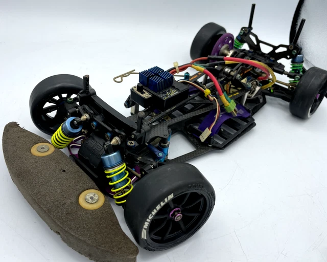 FOR PARTS HPI RS4 PRO2 carbon chassis with motor and ESC £149.61 ...