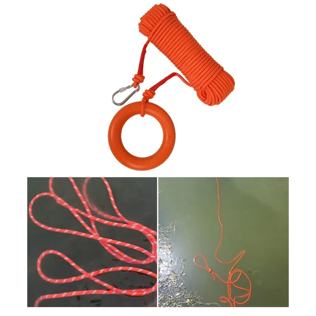 LIFE SAVING ROPE, Water Floating Reflective Rope, Lifeguard Tool ...