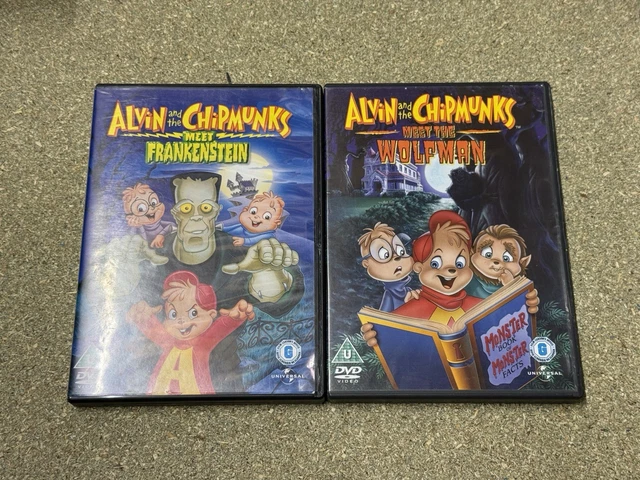 ALVIN AND THE Chipmunks Meet Frankenstein and the Wolfman - DVD Bundle ...