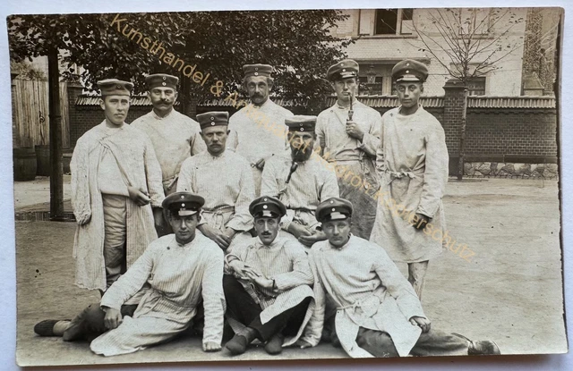 ORIG. FOTO AK Soldat WK1 WW1 Erster Weltkrieg Uniform um 1916 Lazarett ...