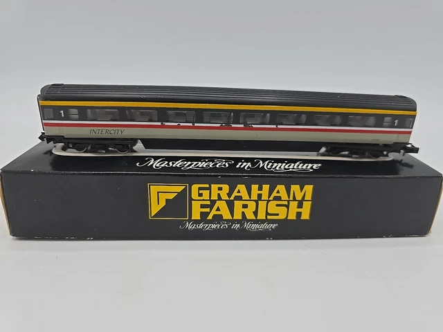 GRAHAM FARISH 0727 Mk3 Open Trailer First in Intercity Swallow Livery ...