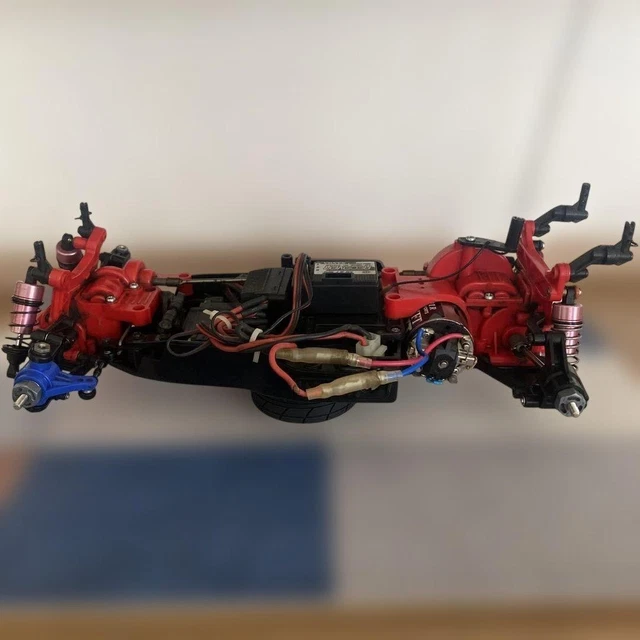 TAMIYA TA02 RC Chassis with Manta Ray Ball Diff Aluminum Dampers Wide ...