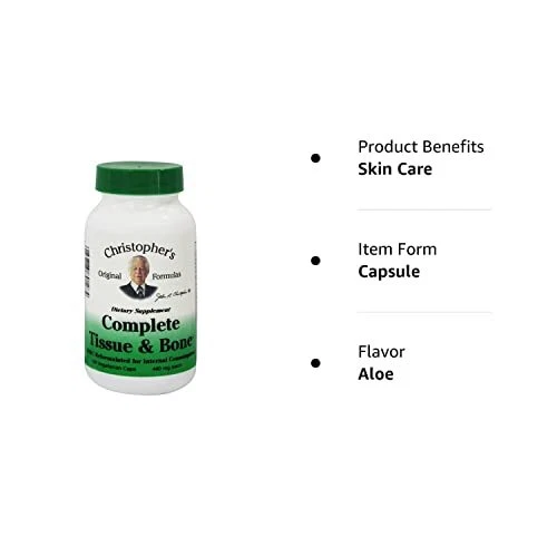 DR. CHRISTOPHER'S COMPLETE Tissue and Bone Formula 100 VCaps 440 MG ...
