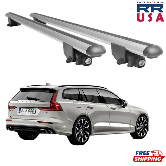 RAIL DE TOIT encastré pour barres transversales Volvo V60 2011-2018 ...