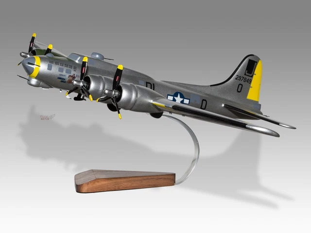 BOEING B-17 FLYING Fortress Liberty Belle Solid Wood Handcrafted ...