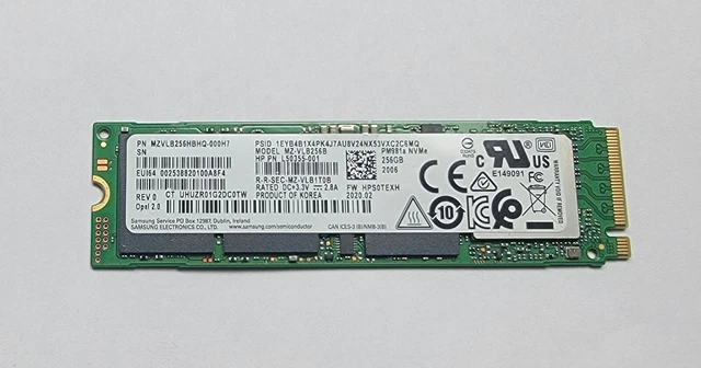 SAMSUNG PM981A 256GB Solid State Drive SSD M.2 2280 NVME PCIe 3 x4 MZVLB256HBHQ £14.99 - PicClick UK