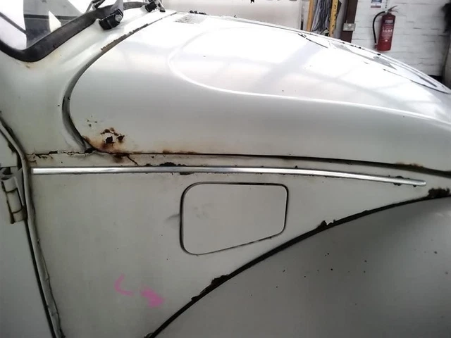 VOLET DE REMPLISSAGE DE CARBURANT VOLKSWAGEN BEETLE MK1 (TYPE 1) BLANC ...