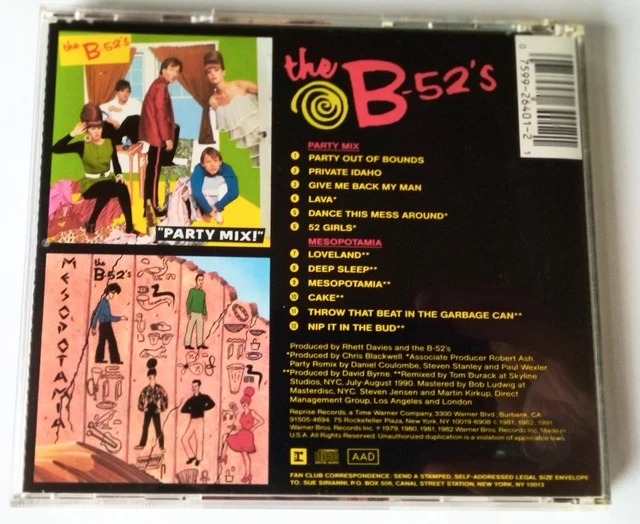 THE B-52S MESOPOTAMIA Party Mix original album CD $16.95 - PicClick AU