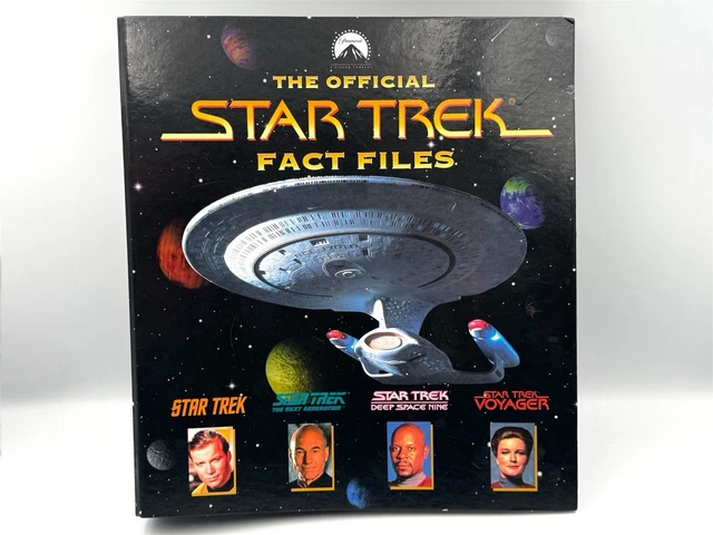 THE OFFICIAL STAR Trek Fact Files Binder 1-7 £4.88 - PicClick UK