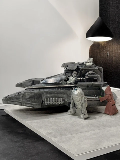 STAR WARS HOTH Rebel Tank Endor Base Jedi Empire Vintage Kenner 1/18 £ ...