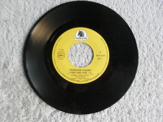FRANCOIS VALERY COMME Jimmy Dean Singer Pop Rare Import 1980s 7" record ...