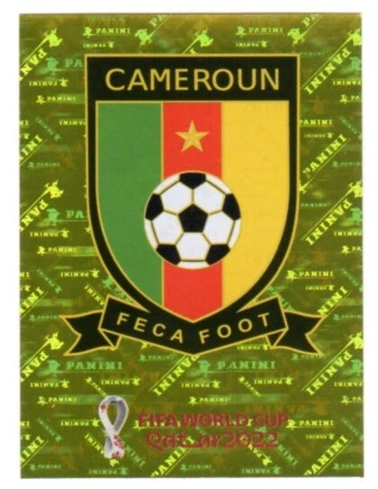 STICKER PANINI FIFA World Cup QATAR 2022 #CMR 2 Team Logo Cameroon EUR 1,50 - PicClick FR