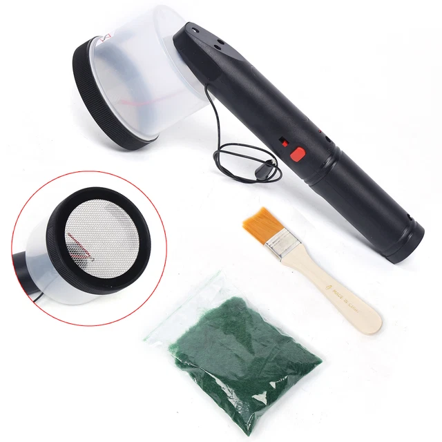 HANDHELD CARPET ELECTROSTATIC Flocking Machine Strong Power Kit AC 110 ...