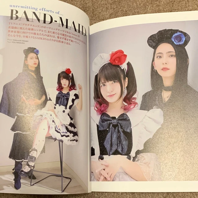 BAND-MAID MIKU KOBATO Saiki Magazine Photos Sense MASSIVE Vol.39 ...