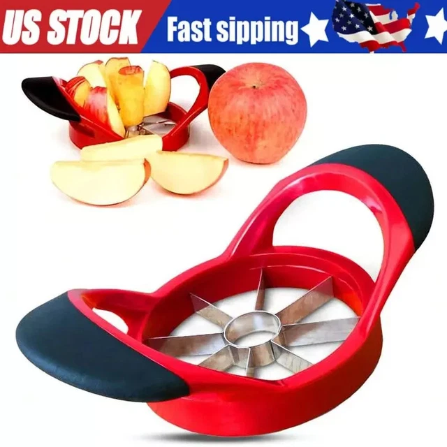 12-BLADE APPLE SLICER Stainless Steel Ultra-Sharp Apple Corer New £4.43 ...