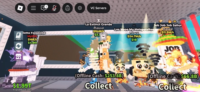 STEAL A BRAINROT La Extinct Grande Limited Edition los no my hotspot £ ...