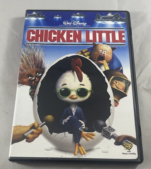 CHICKEN LITTLE DVD Walt Disney Zach Braff Garry Marshall Don Knotts £7. ...