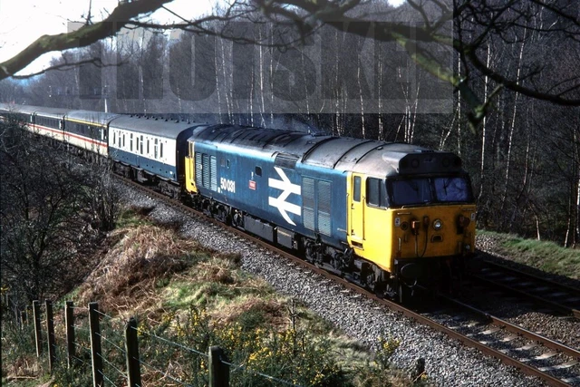 35MM SLIDE BR British Railways Diesel Loco Class 50 50031 Kenilworth ...