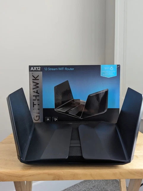NETGEAR NIGHTHAWK WIFI 6 Router (RAX120) 12-Stream Dual-Band Gigabit ...