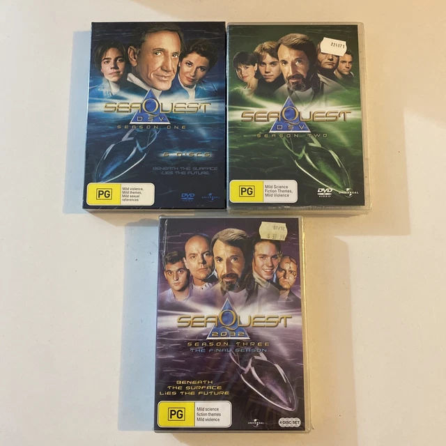 SEAQUEST DSV SEASON 1 2 3 Dvd Complete Tv Series Region4 Brand New ...