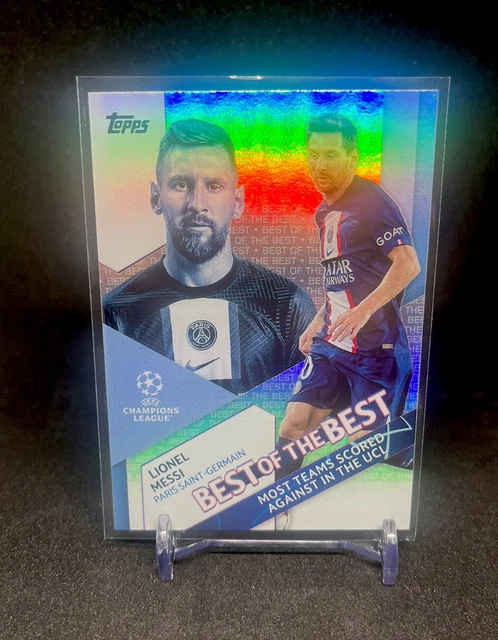 LIONEL MESSI BEST of the Best Topps Uefa Club Competition UCC produit phare 2022 2023 EUR 1,16 ...