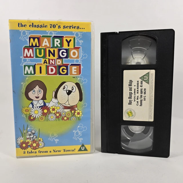 MARY MUNGO AND Midge VHS Video Cassette Tape 3 Tales Kult Kidz £9.99 ...