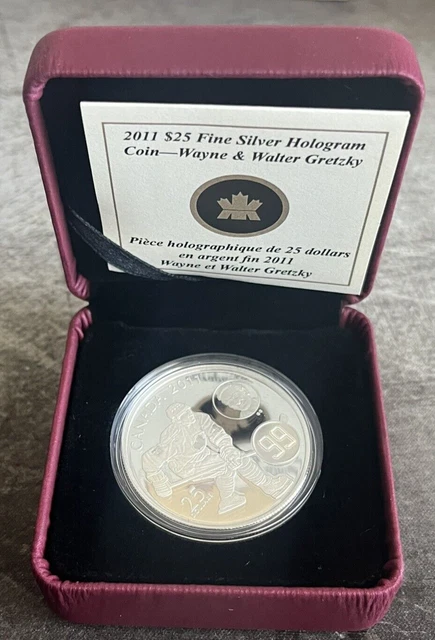 2011 CANADA WAYNE & WALTER GRETZKY $25 UNC RCM IN CASE/BOX $177.72 ...